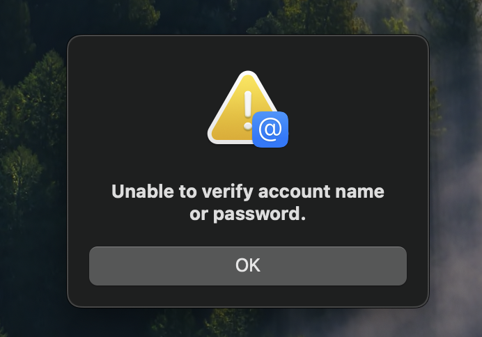 How to fix unable to verify account name … - Apple Community