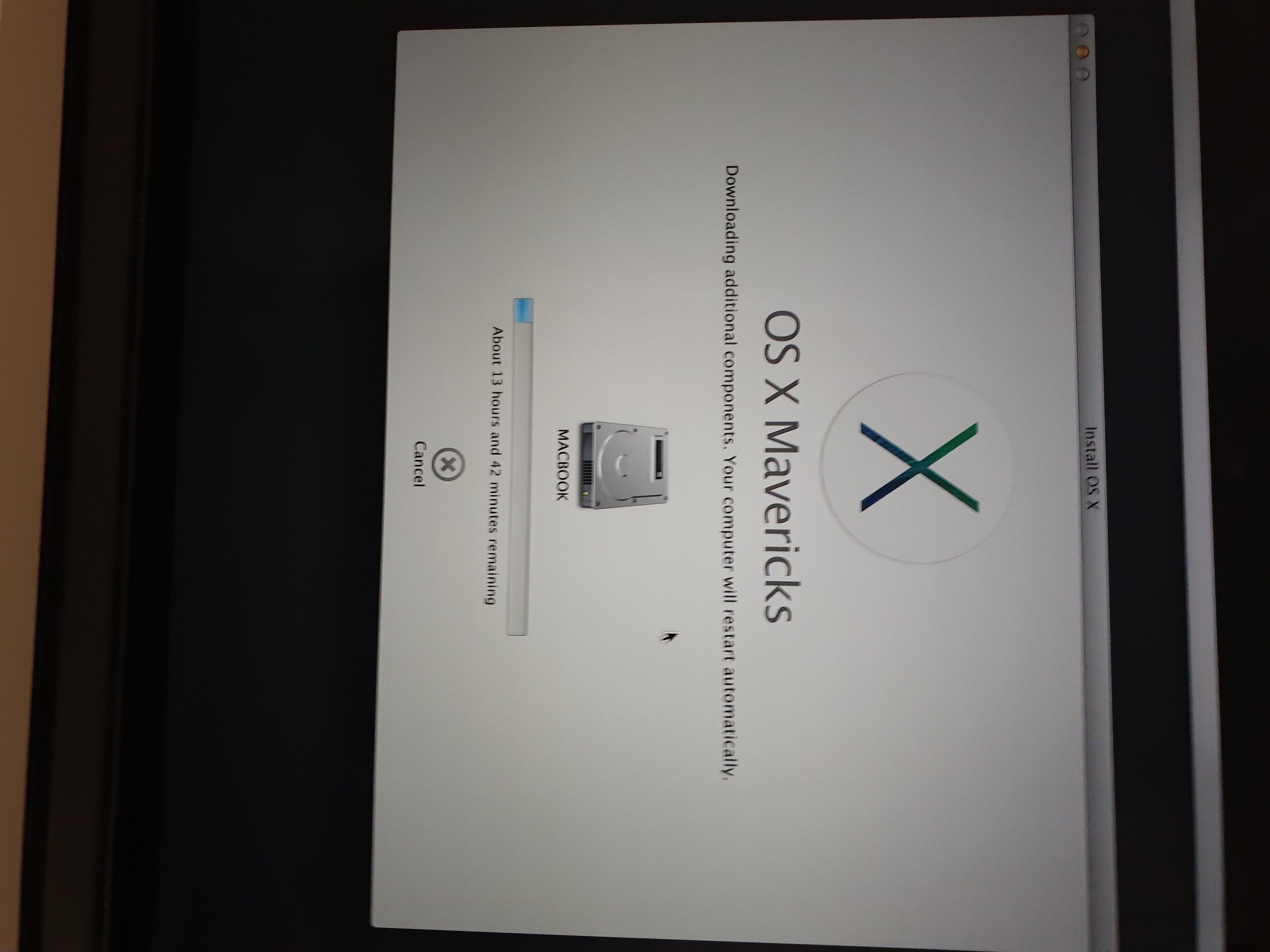 Installing OS X Mavericks on macbook pro … - Apple Community