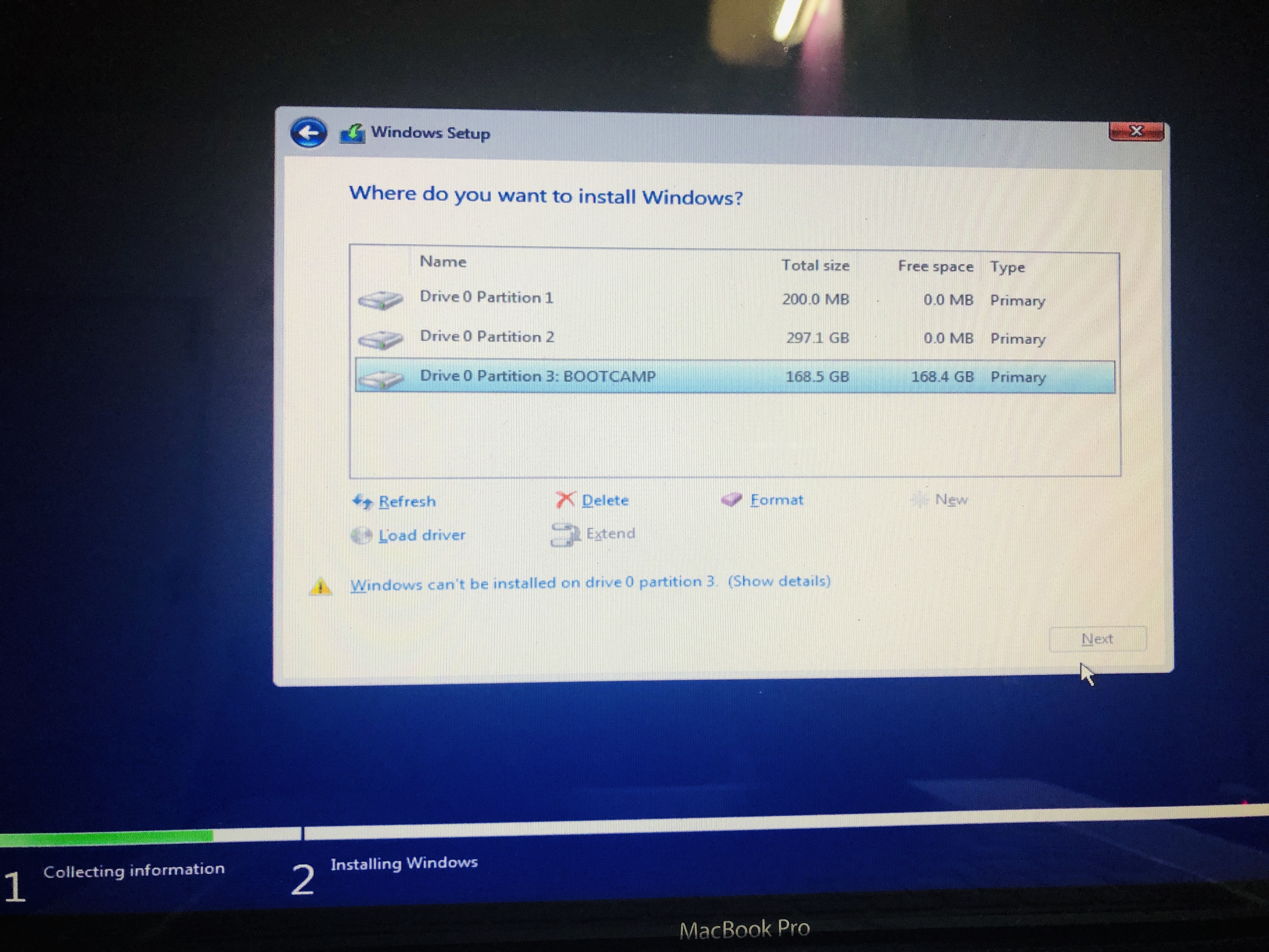 Unable to install windows 10 on Mac OS MO… - Apple Community