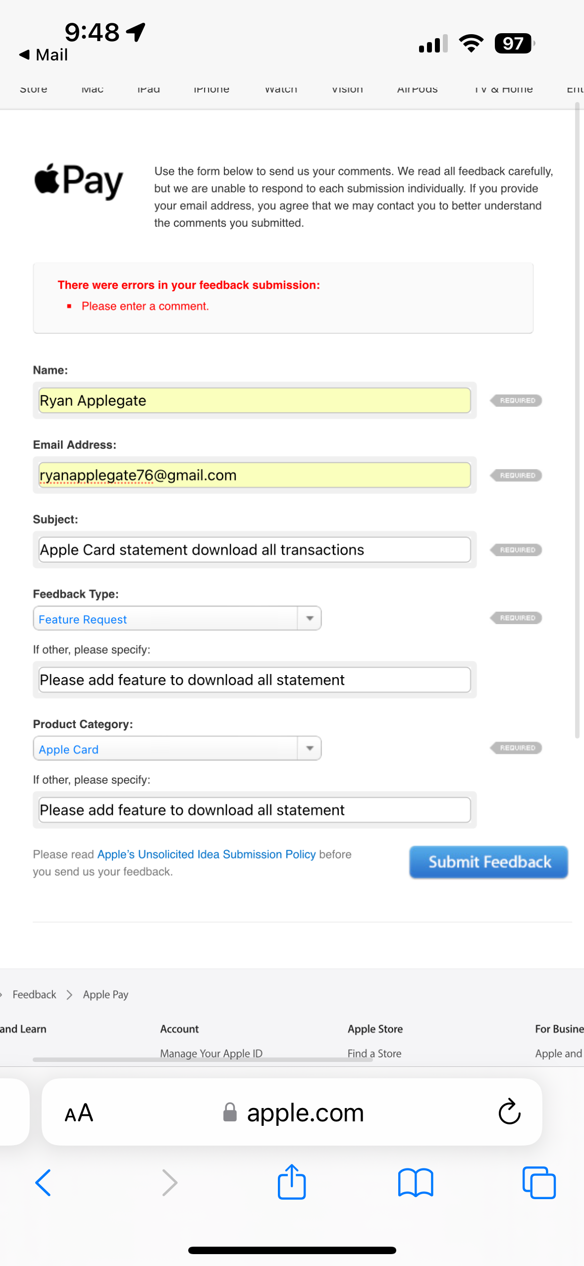 How can I pull all Apple Card transaction… - Apple Community