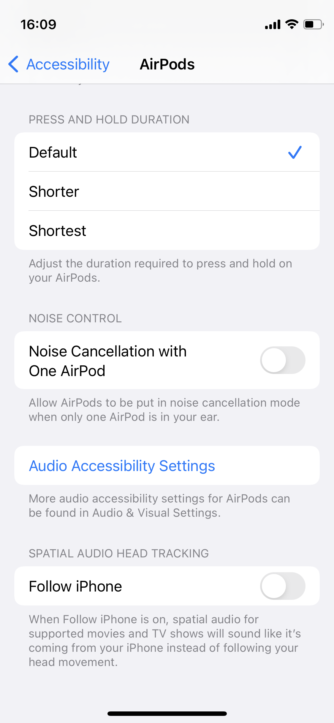 Head tracking setting won't show up on iP… - Apple Community