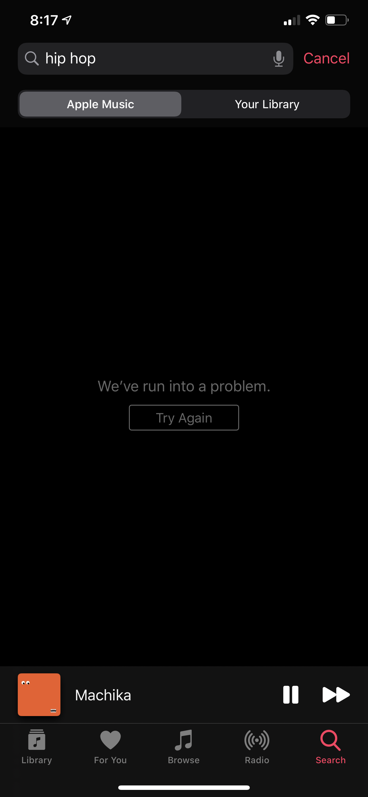 Search Errors on Apple Music - Apple Community