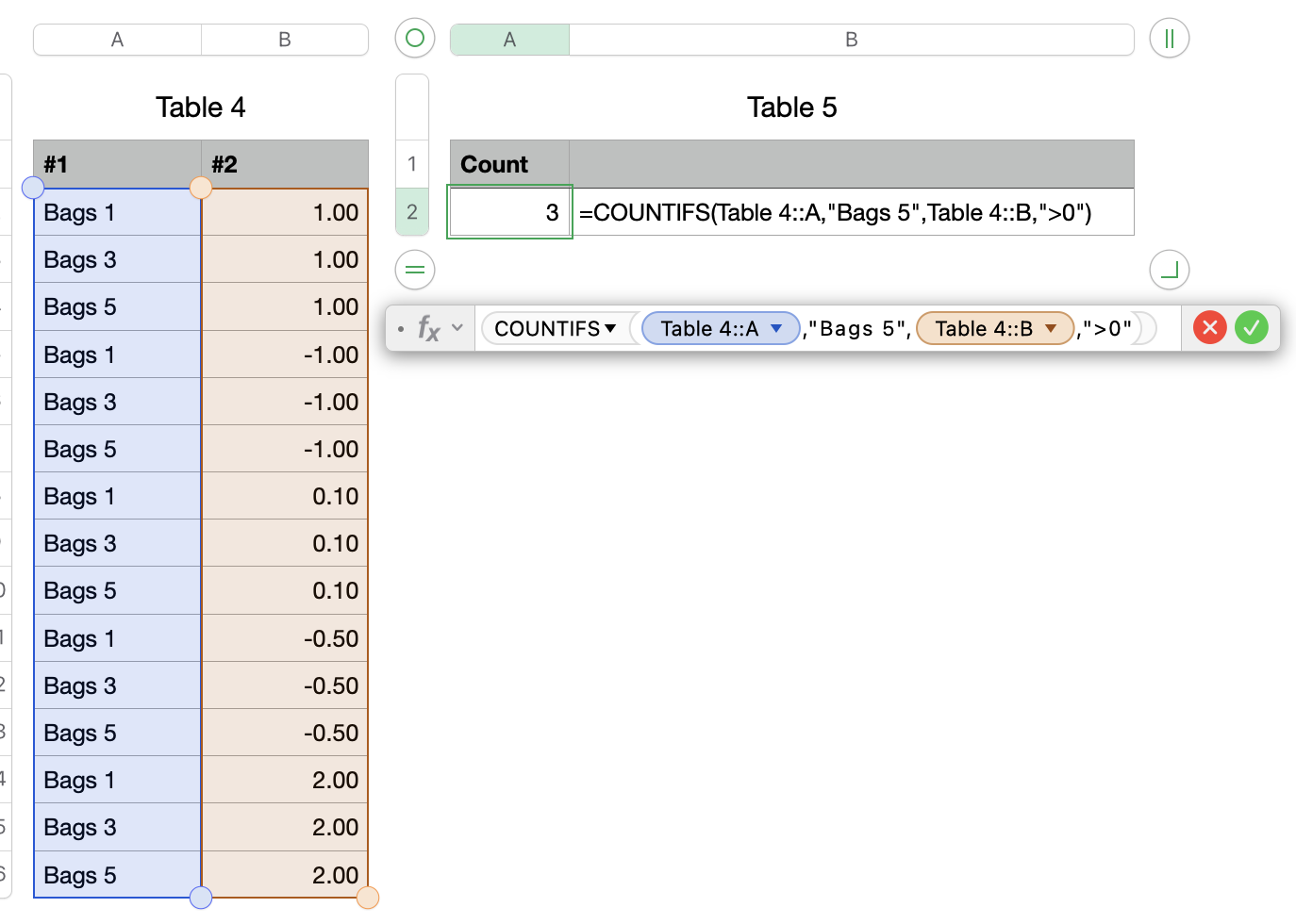 Combining the SUBTOTAL function with COUN… - Apple Community