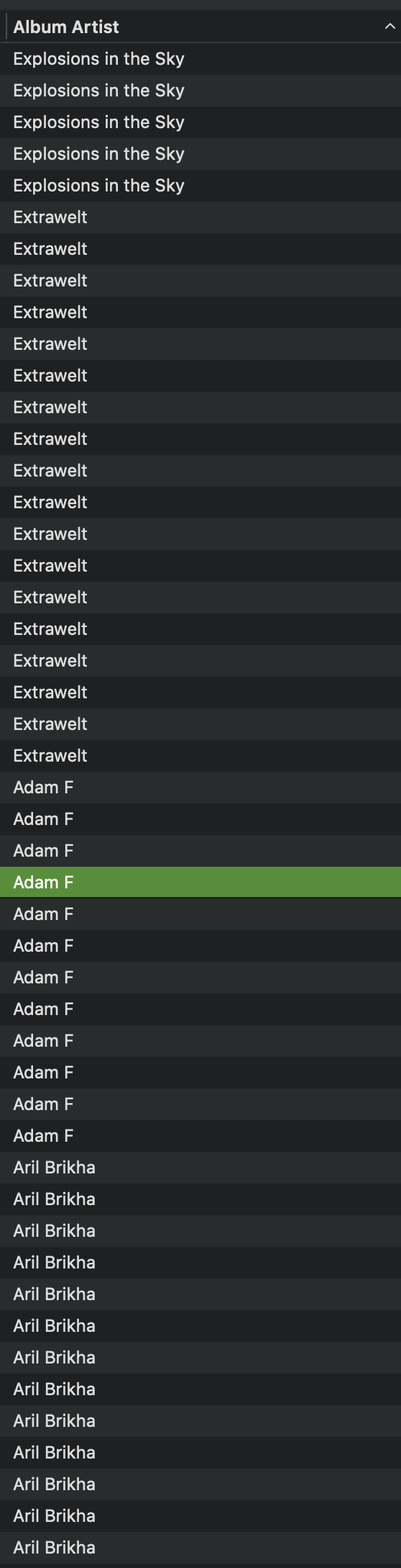 Apple Music desktop app incorrect sort or… - Apple Community