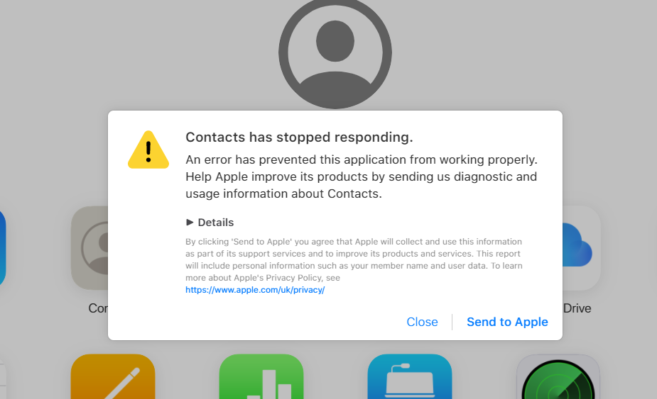 MY CONTACT IN ICLOUD NOT WORKING - Apple Community