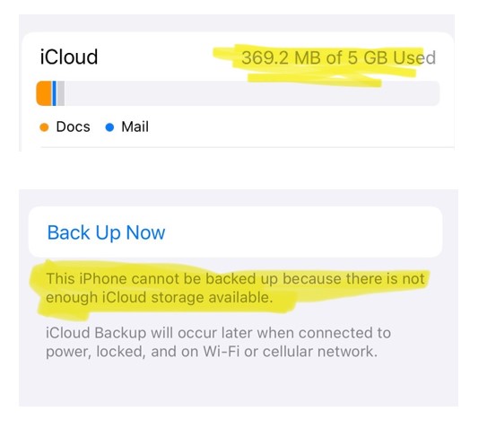 iCloud Storage still Full after deleting … - Apple Community
