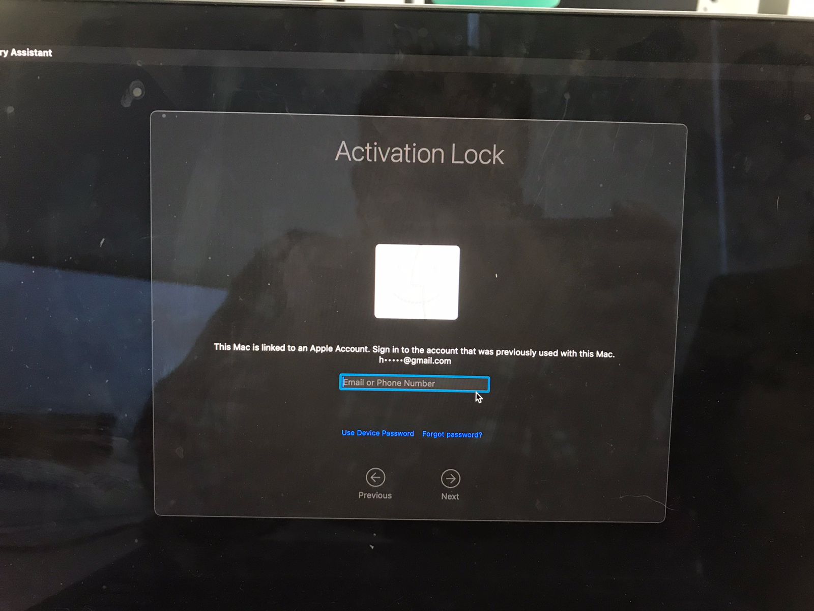 Macbook Pro M2 - Activation Lock ( stuck ) - Apple Community
