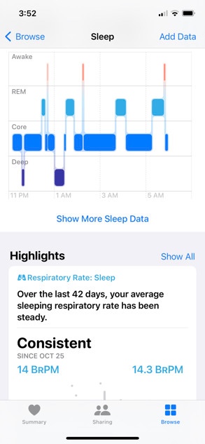 How do you view REM sleep on the iPhone? … - Apple Community