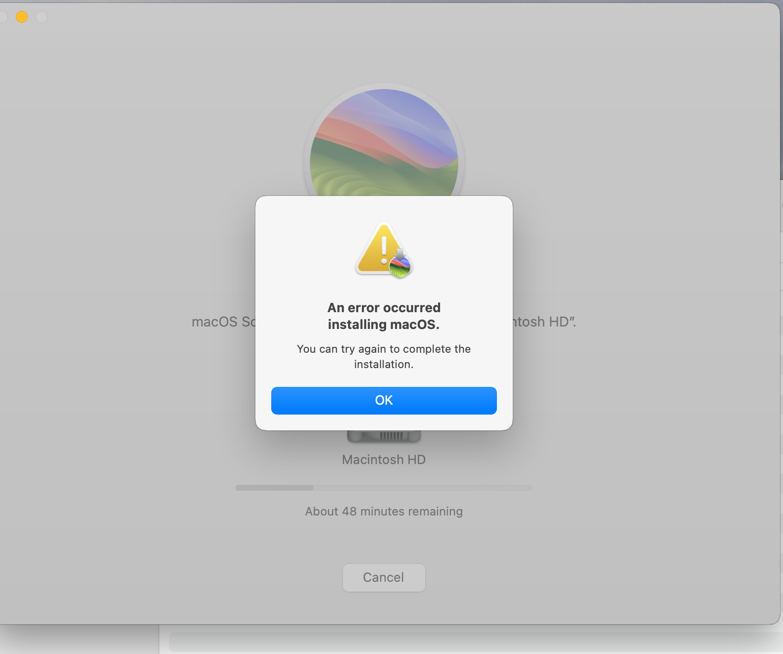 macos Sonoma 14.4 Install Problem - Apple Community
