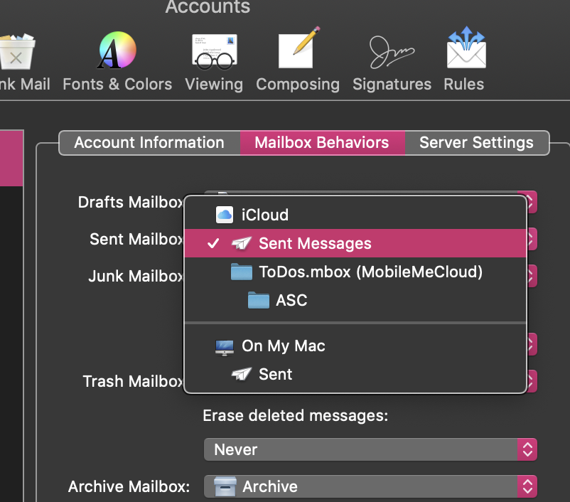 Sent Mail showing up in In Box - Apple Community