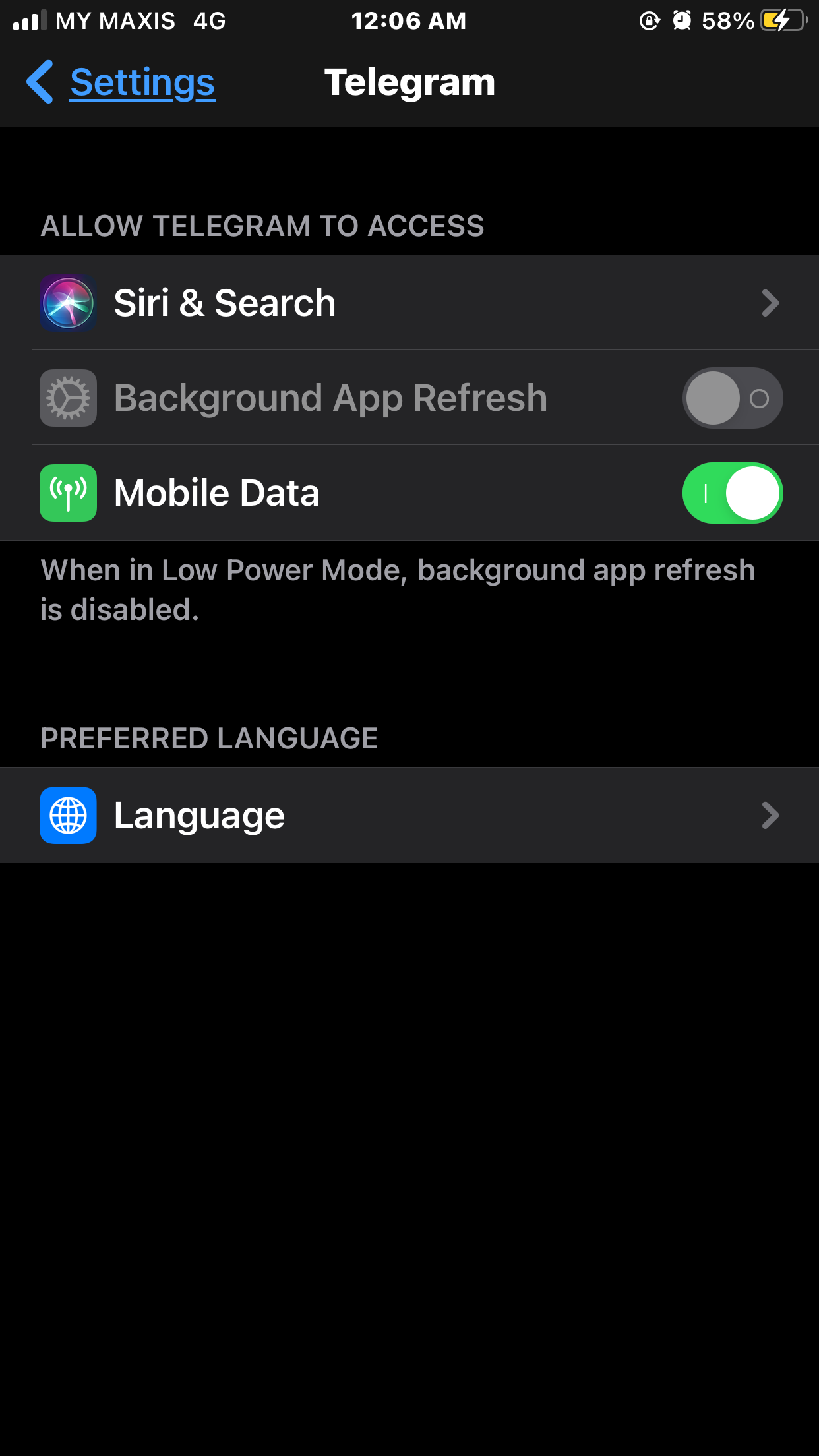 Telegram Cannot Use - Apple Community