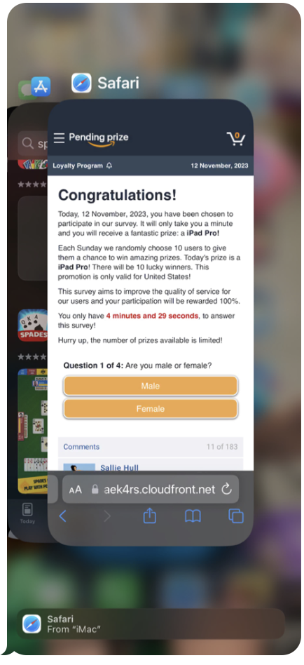 Cannot get rid of cloudfront.net - Apple Community