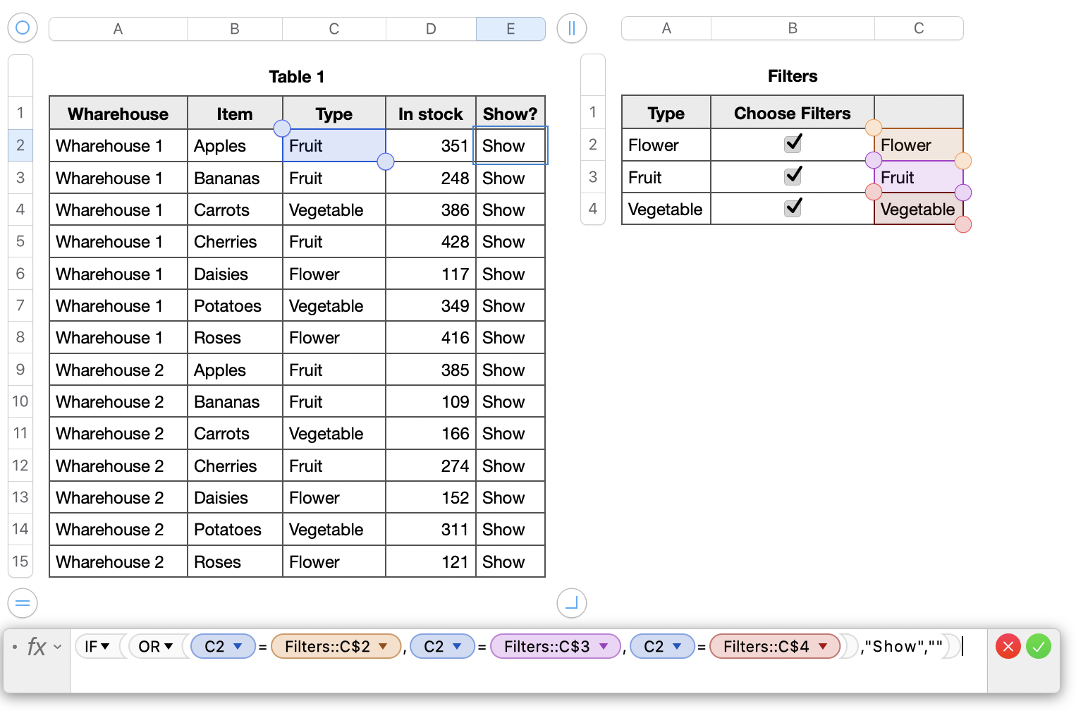 Why can't you turn individual filters on … - Apple Community