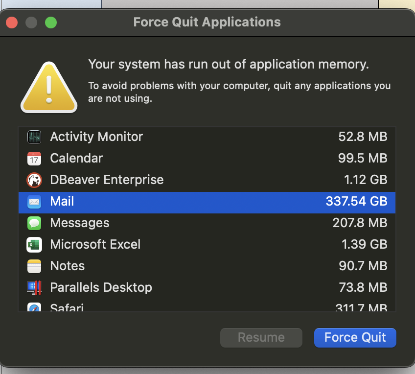 Memory leak on my MacBook Pro? - Apple Community