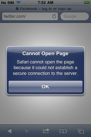 cannot open webpages on iPhone 3G, iOS 4.… - Apple Community