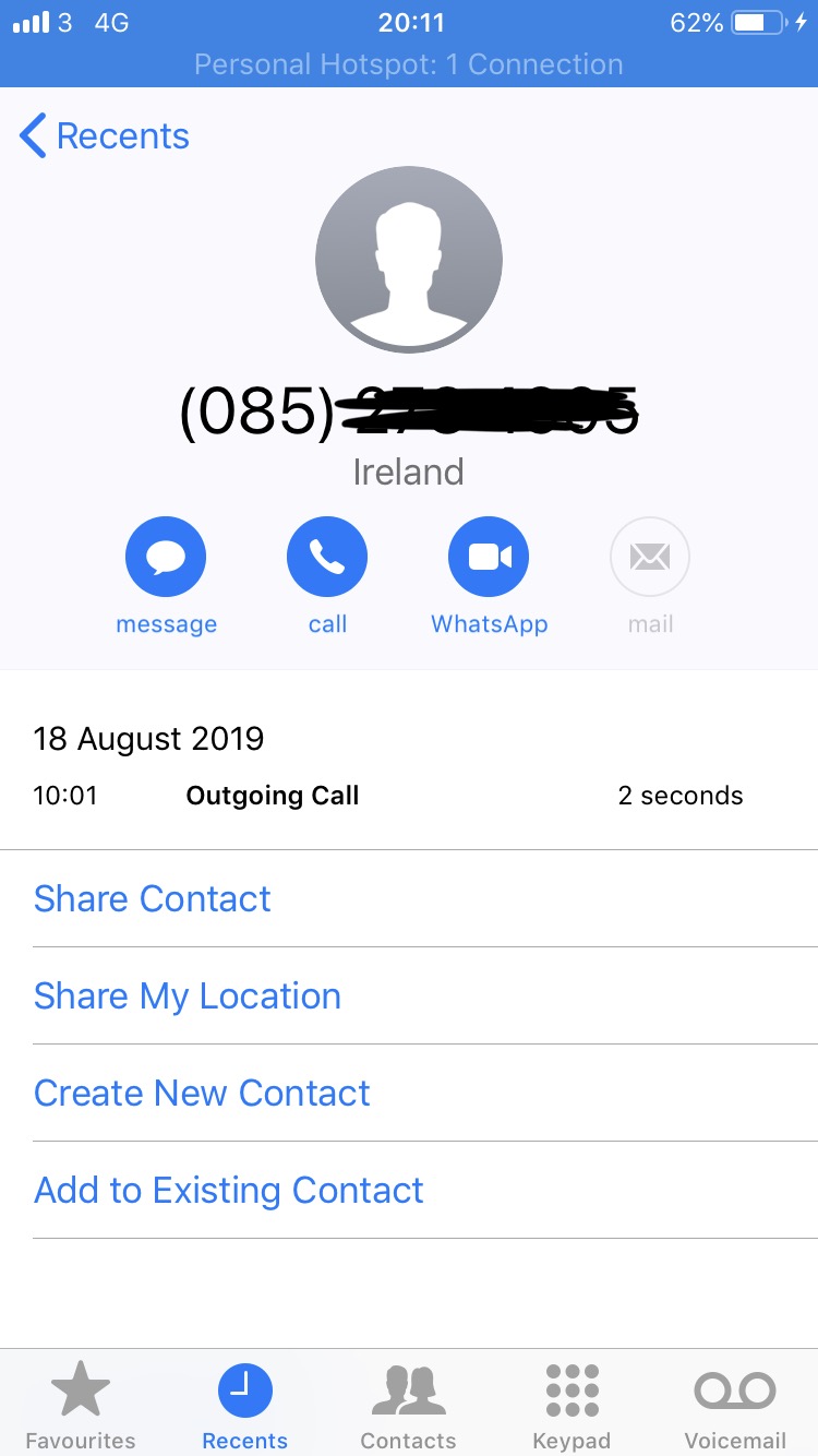 iPhone 7 showing outgoing calls I never m… - Apple Community