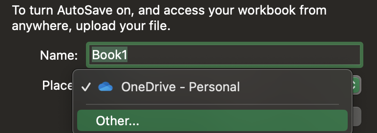 Macbook Excel Autosave Doesn’t Work - Apple Community