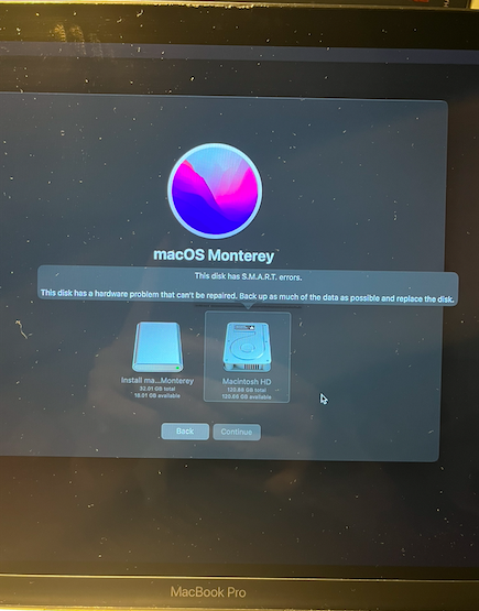 I am unable to reinstall macOS Monterey o… - Apple Community