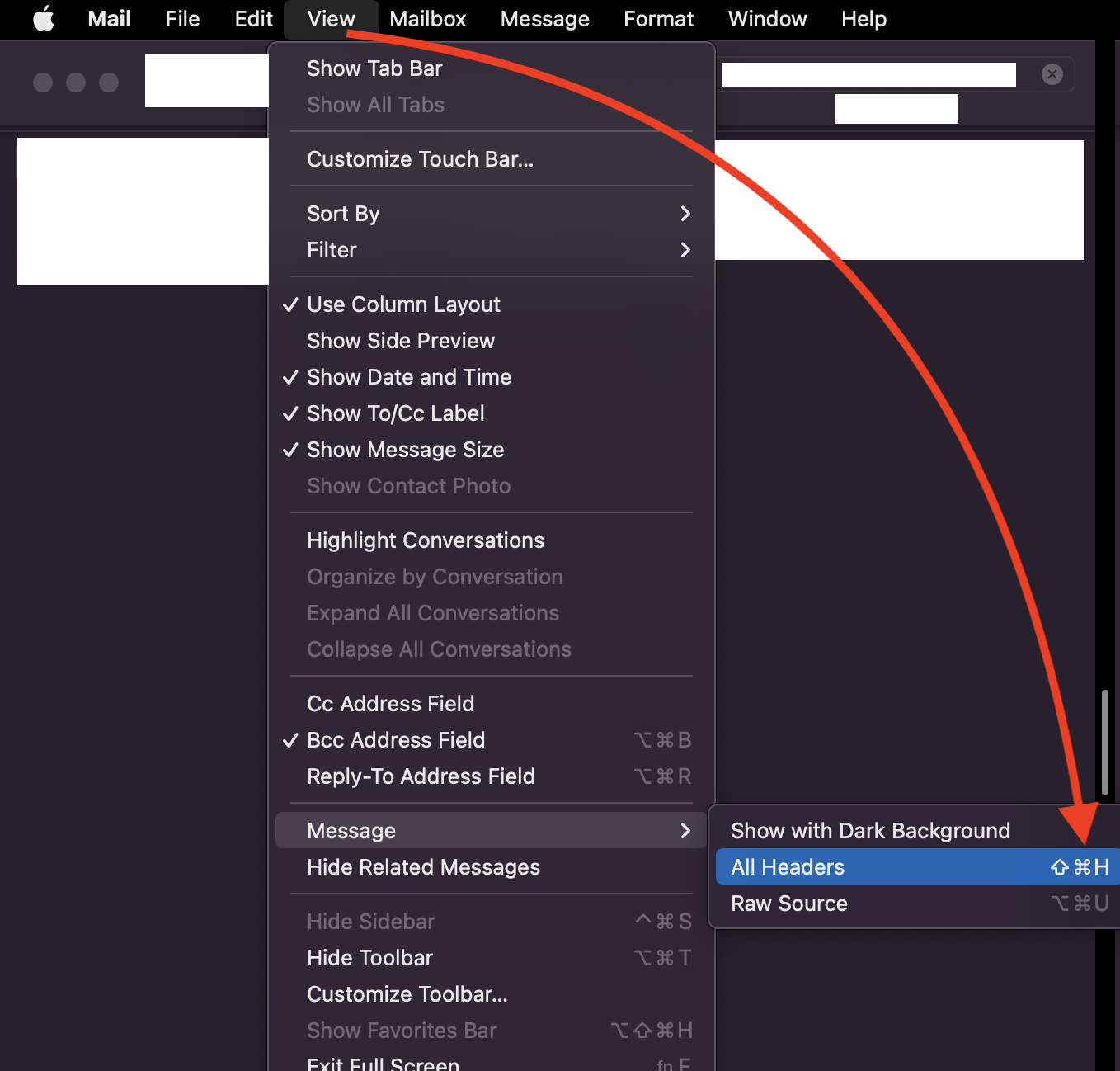 Message area of Mail emails doesn't popul… - Apple Community