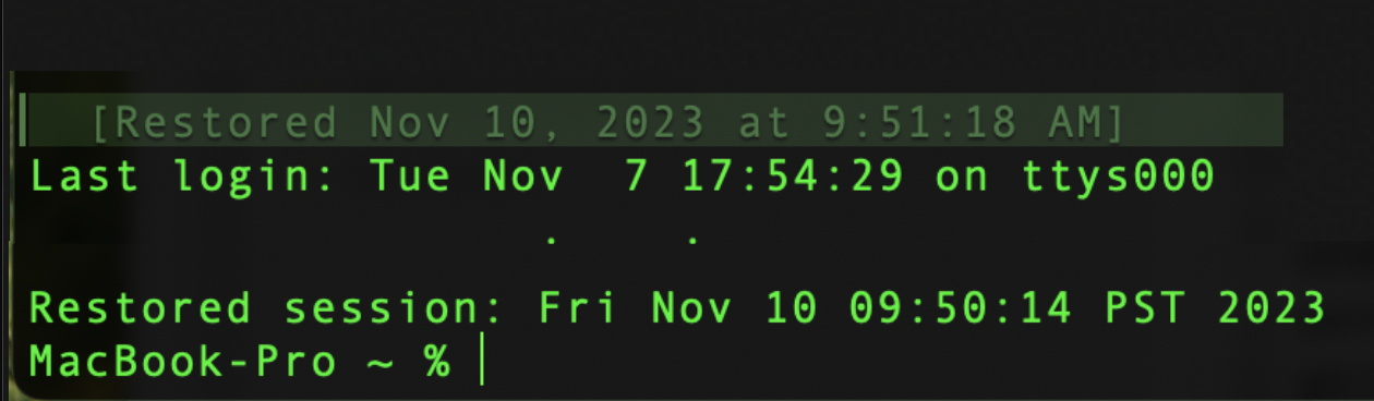 Terminal excessively restoring sessions i… - Apple Community