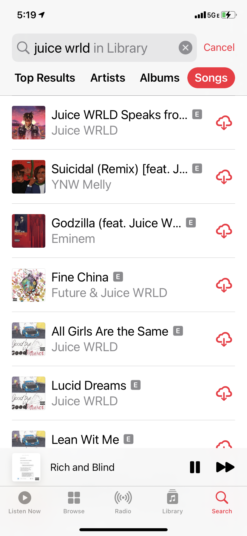 Shuffling music that you search in librar… - Apple Community