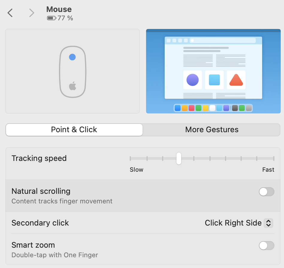 Magic Mouse scrolling and Right Click not… - Apple Community