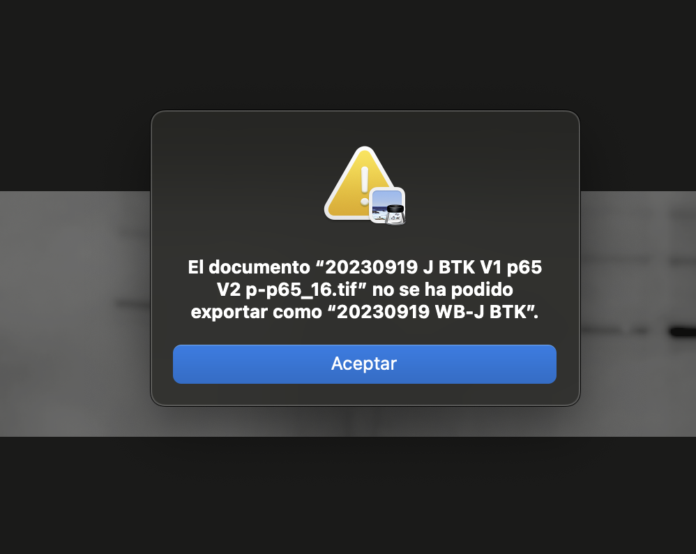 Preview is not exporting to any format - Apple Community
