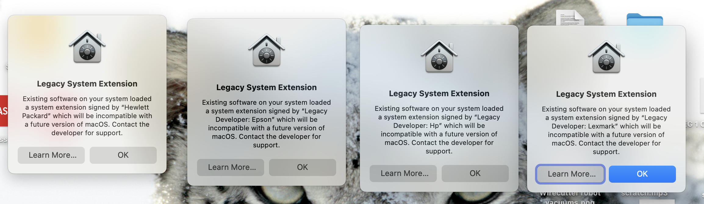 How to remove legacy extensions for old p… - Apple Community