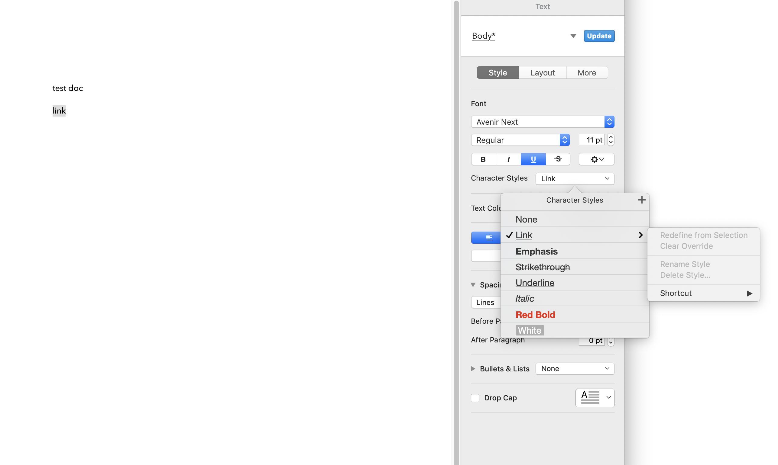 I see the menu item to use to update the … - Apple Community