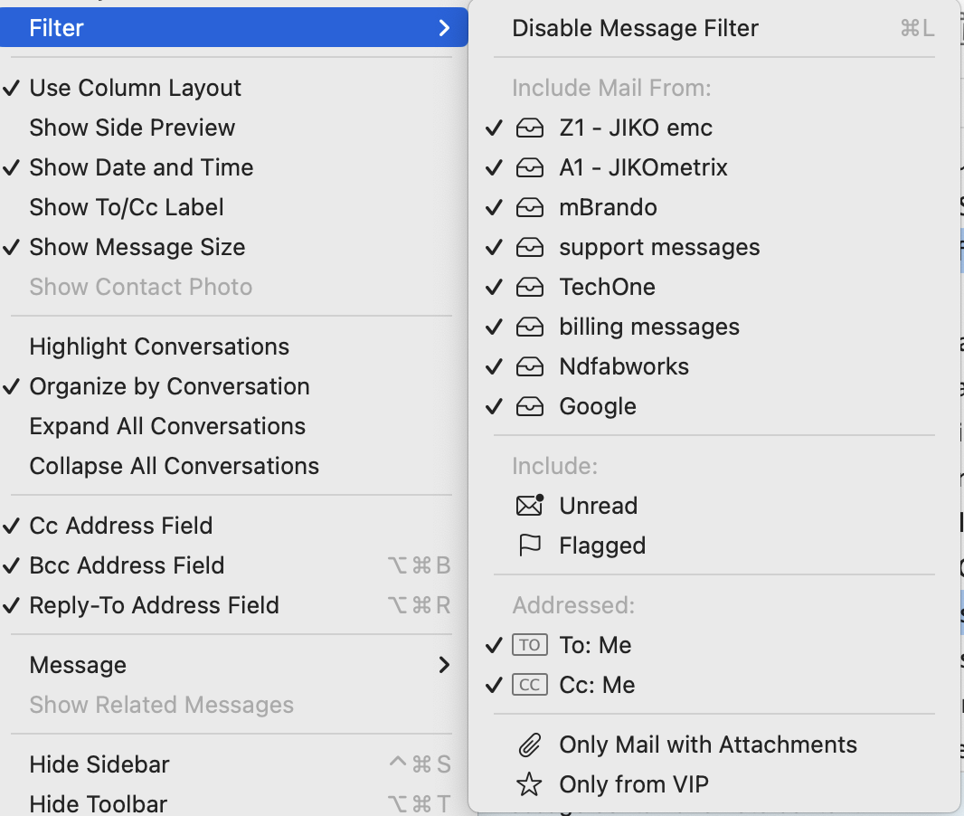 Mail randomly displaying sent items in in… - Apple Community