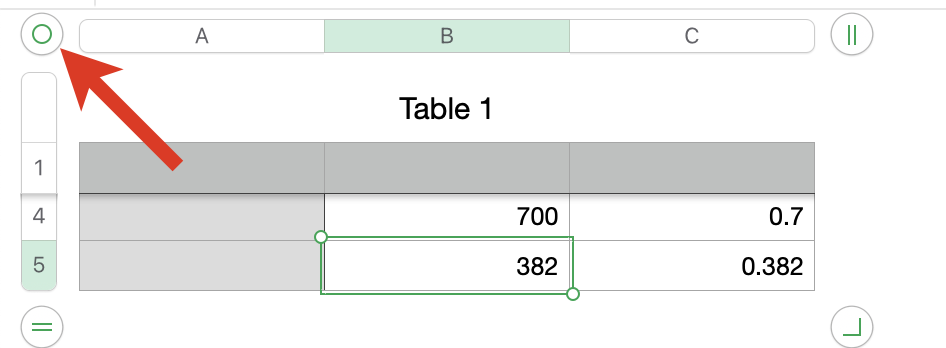 Missing rows in Numbers - Apple Community