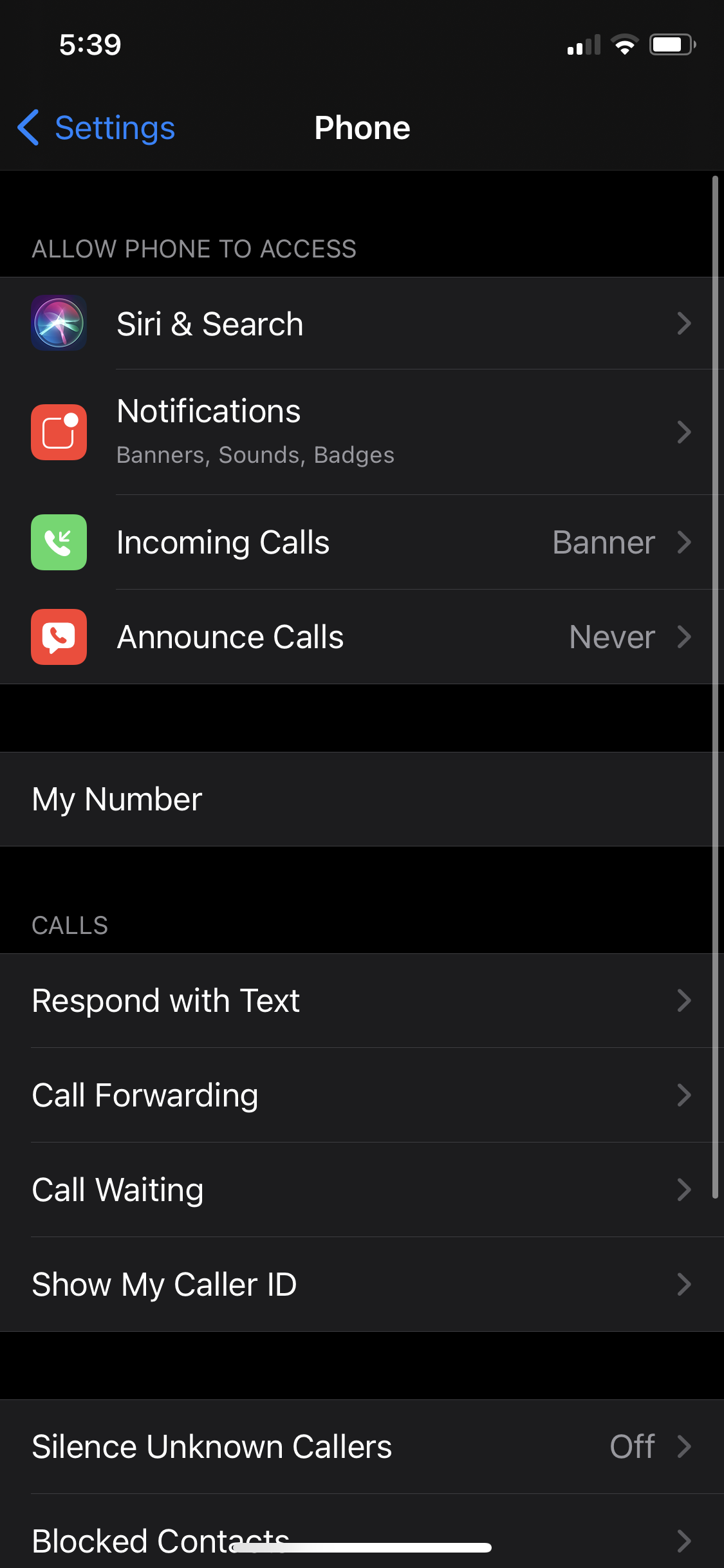 My number in settings is blank - Apple Community