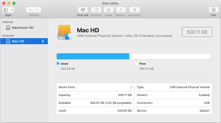 Not able to choose new external SSD as st… - Apple Community