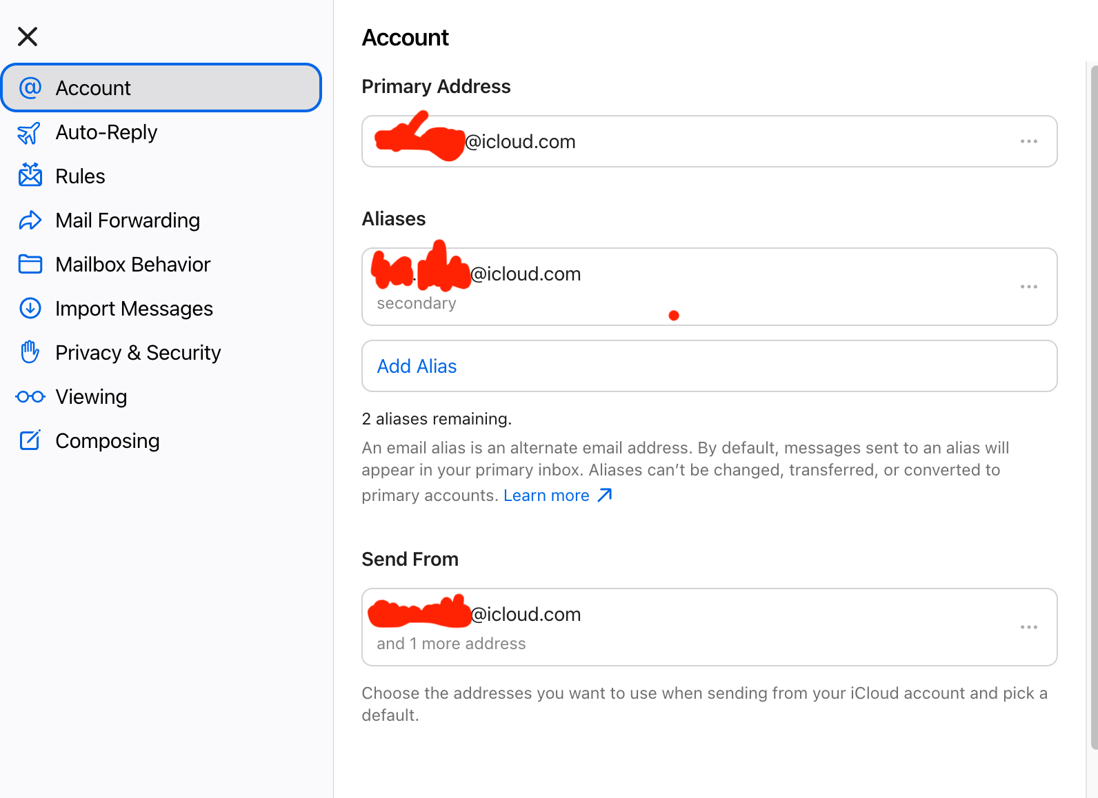 Cannot receive emails on a newly created … - Apple Community