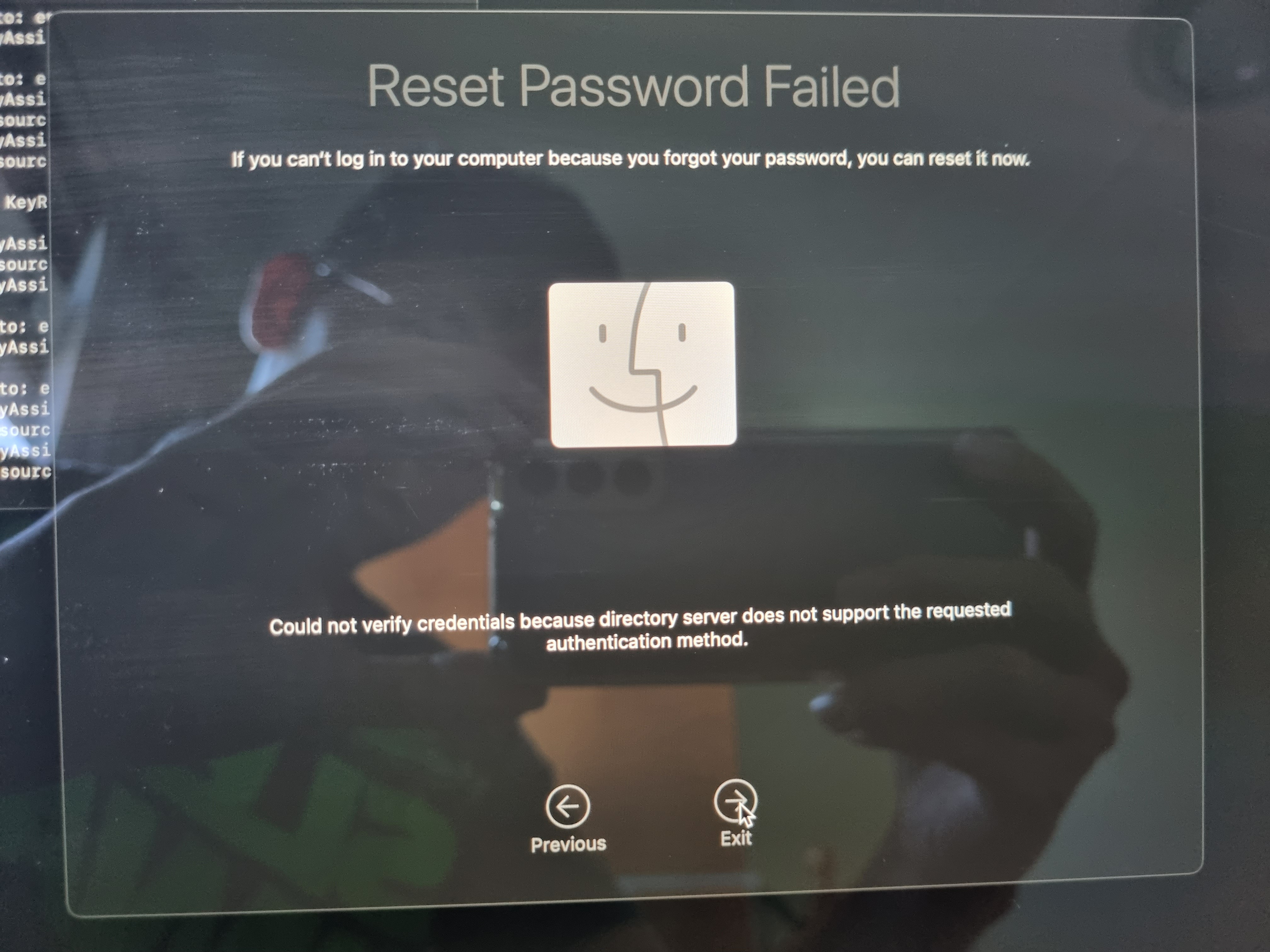 Command + R not working to reset password - Apple Community