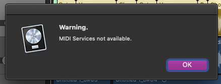 midi services not available - Apple Community