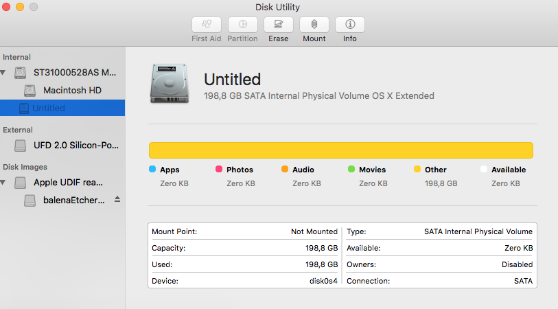 Partition failure and now is full - - Apple Community