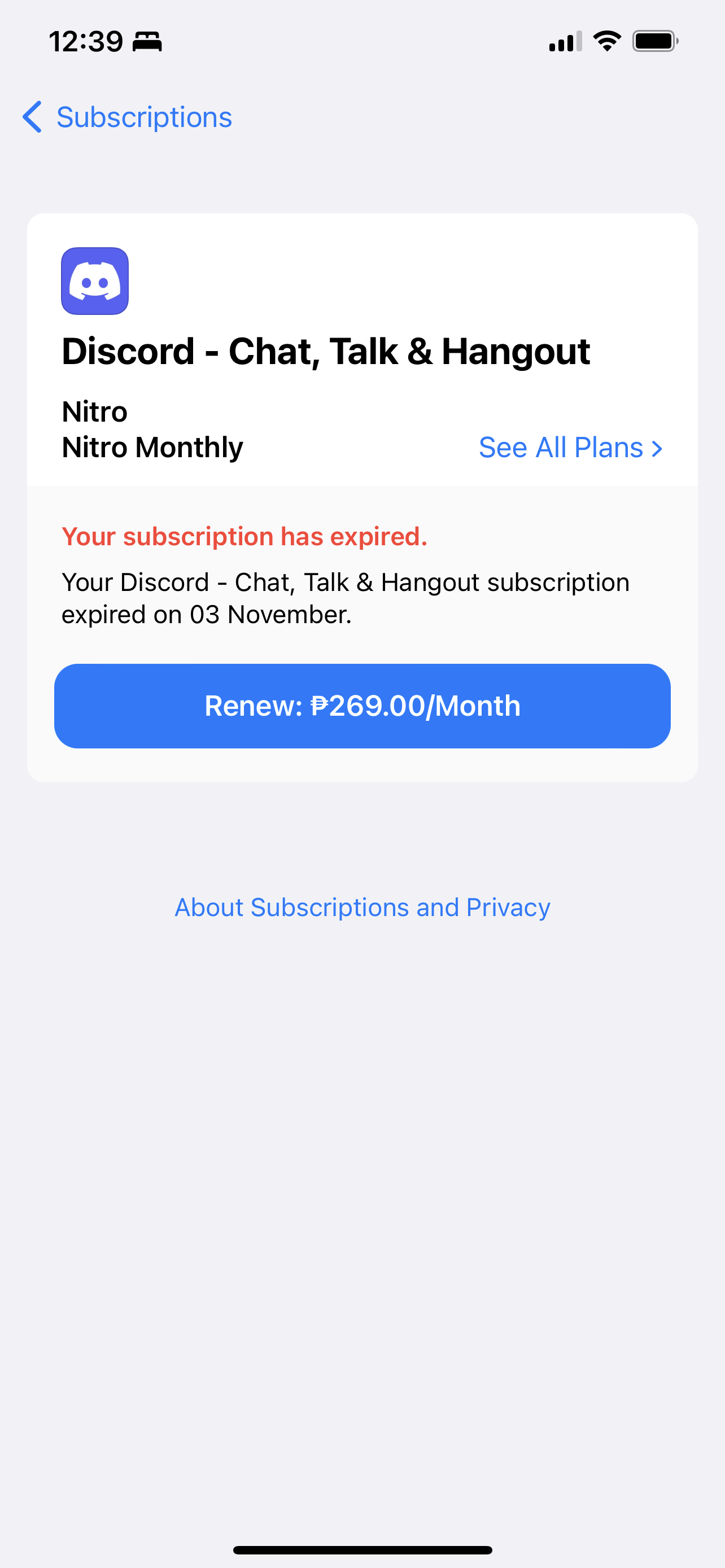 Discord Nitro Subscription - Apple Community