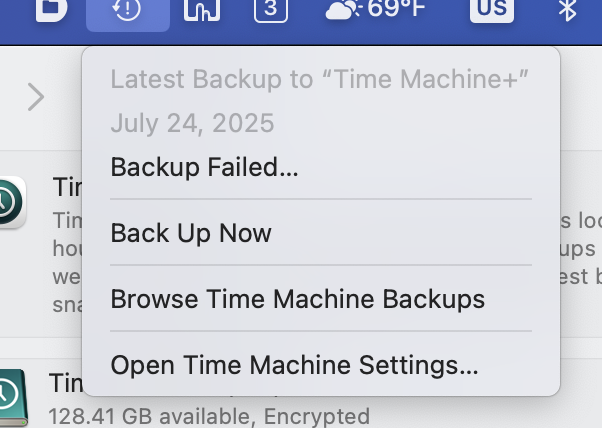 Troubleshooting TM backup failures on Mac… - Apple Community