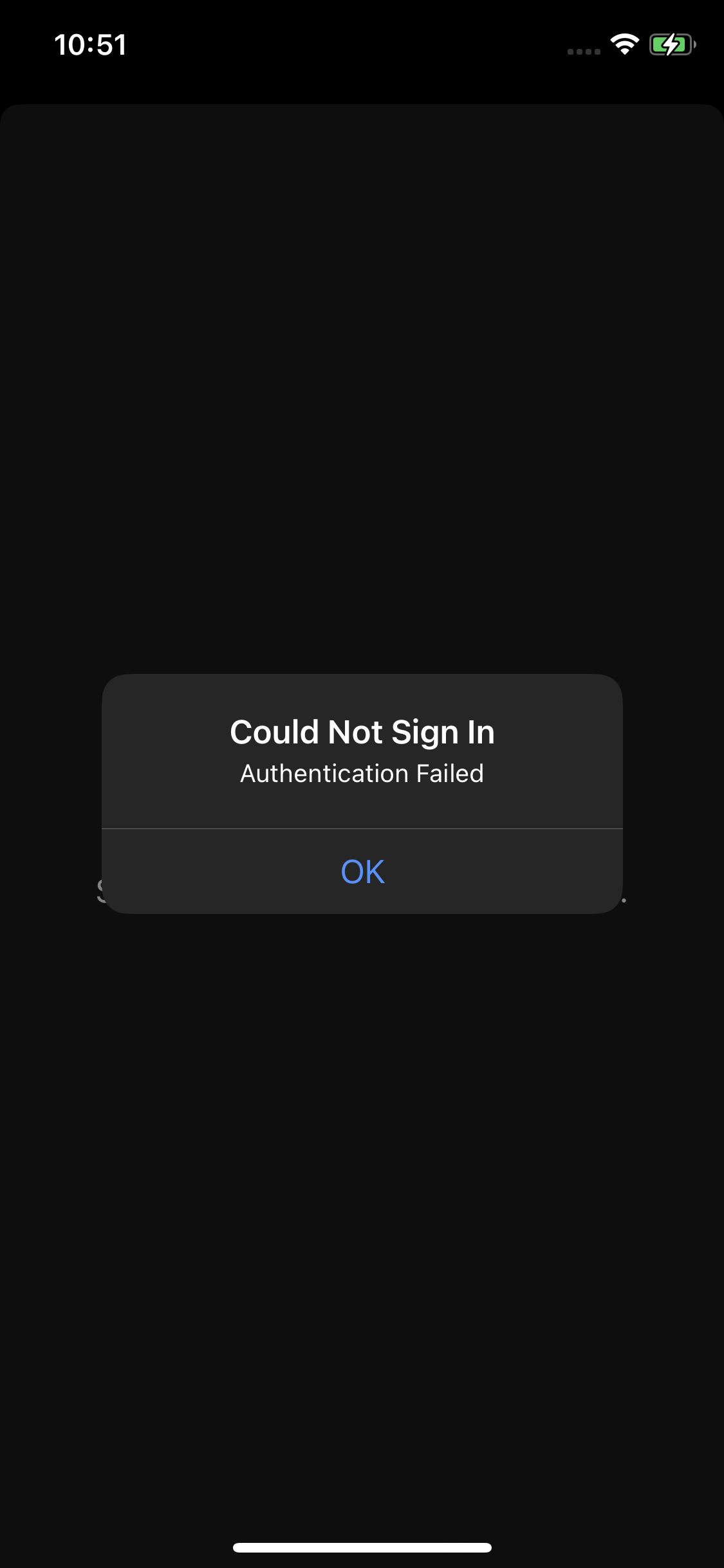 Could not sign on authentication failed - Apple Community