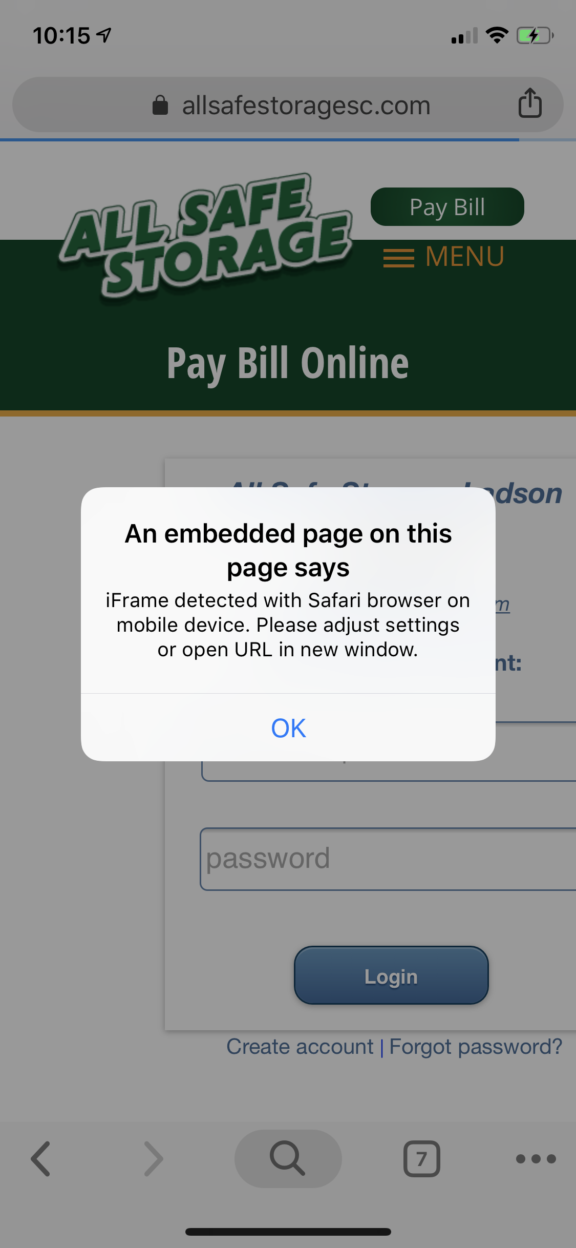 iFrame notification - Apple Community