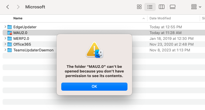 Microsoft Auto Updater not installing - Apple Community