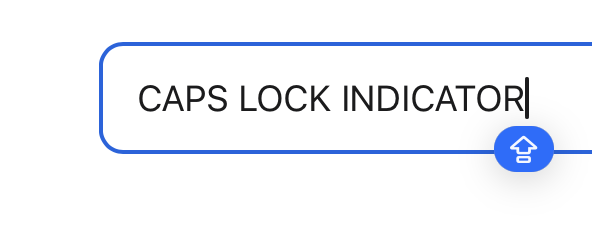 Disabling caps lock indicator in text fie… - Apple Community