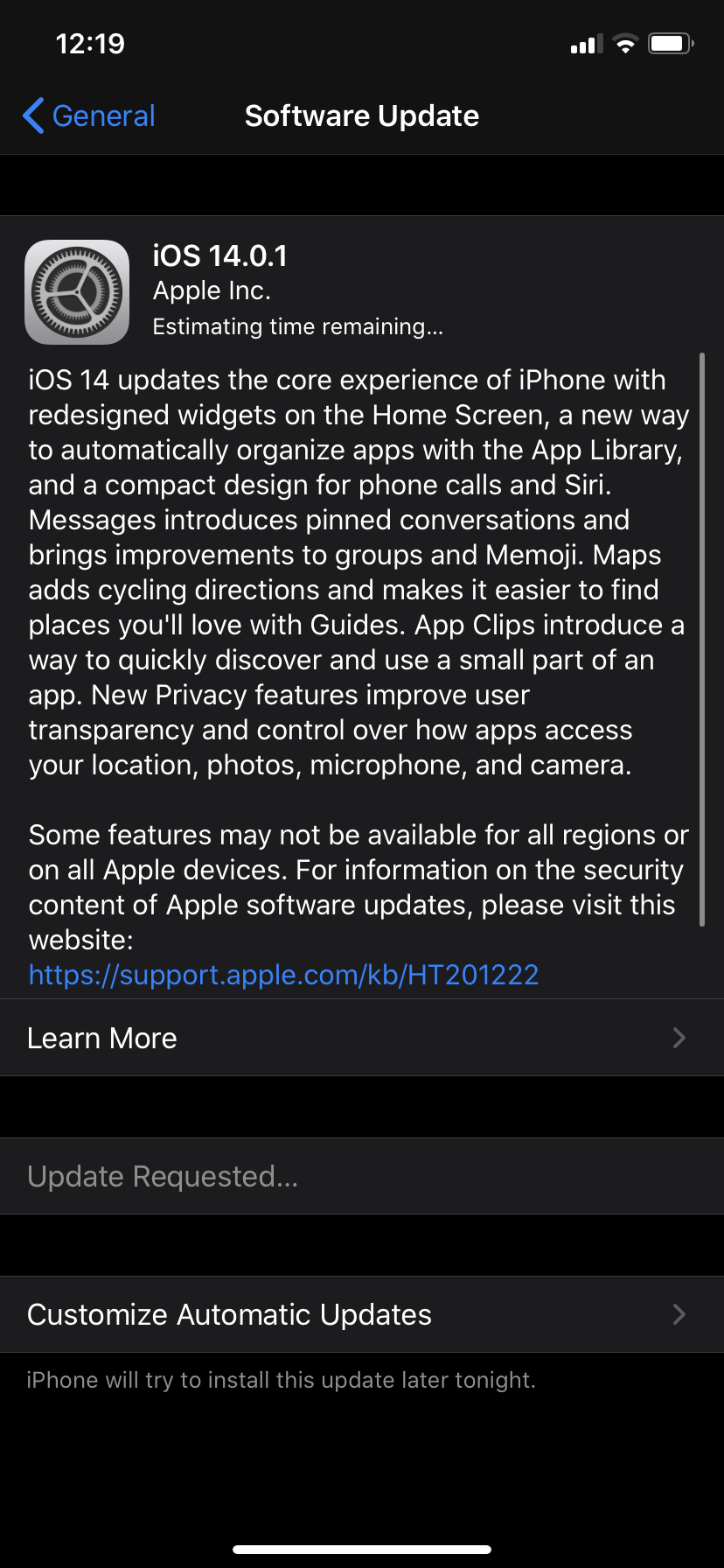 Update issue - Apple Community