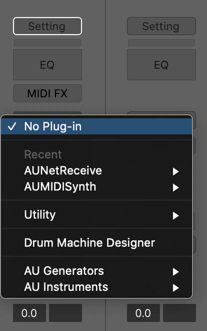 instruments not showing up when creating … - Apple Community