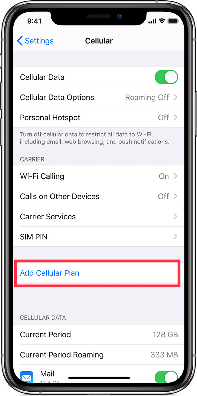 Finding add data plan - Apple Community