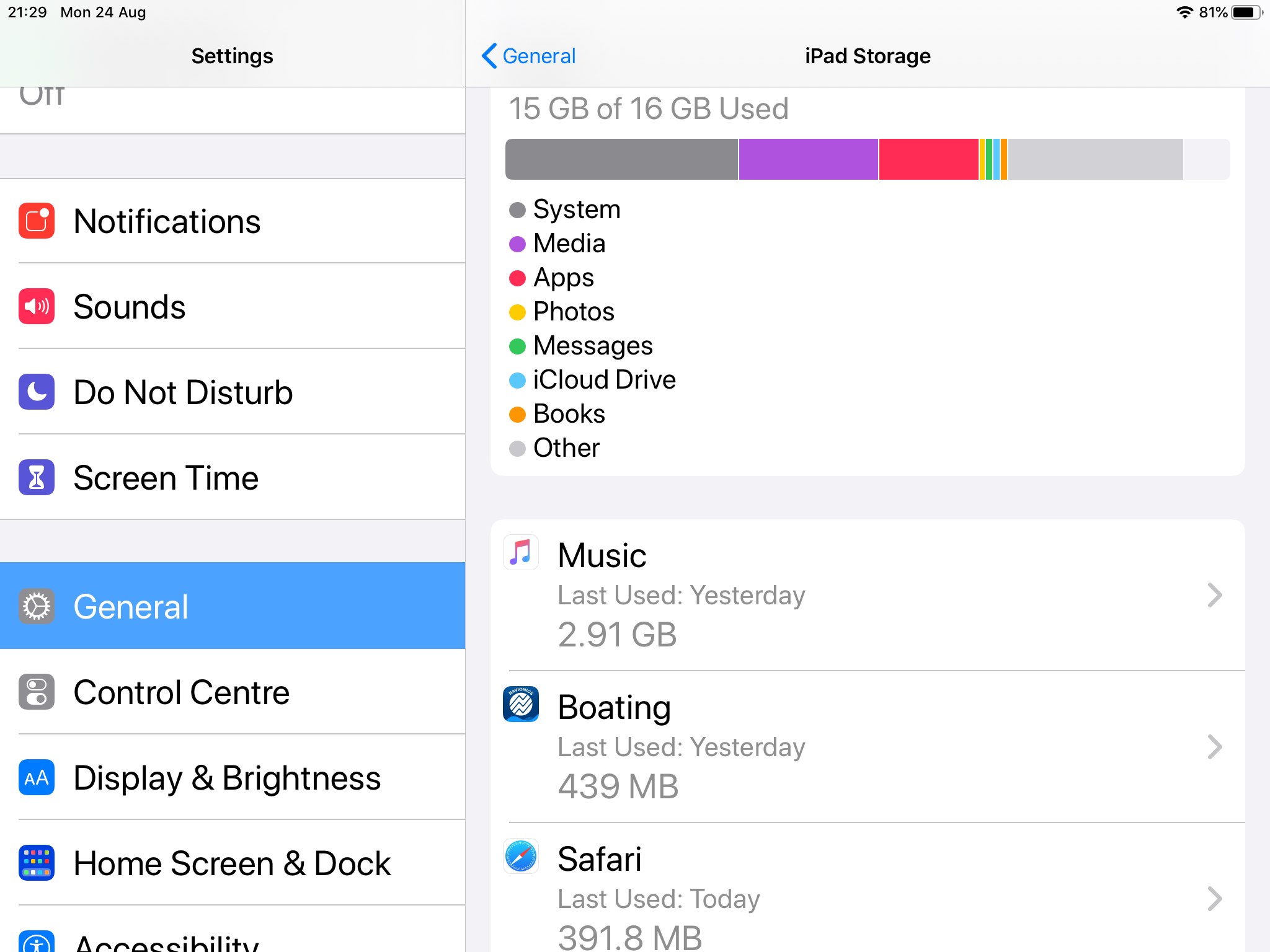 Ipad memory since last ios update - Apple Community