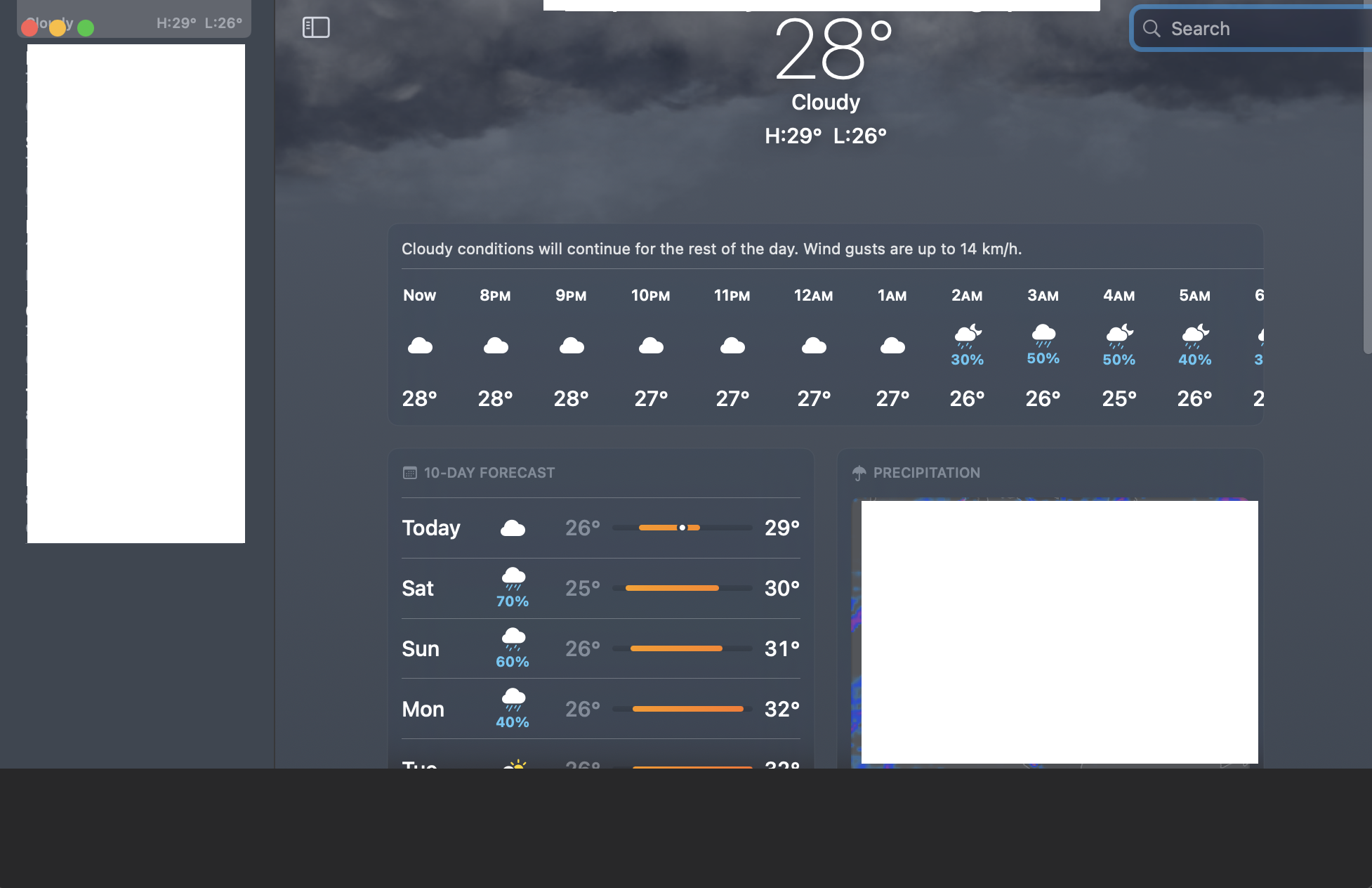 Weather app window glitched upon opening. - Apple Community