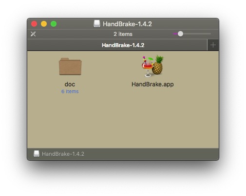 Handbrake - Apple Community