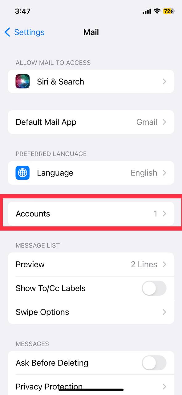 iPhone Mail log in problem - Apple Community